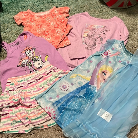 Disney | Matching Sets | Bundle Of 3t Disney Clothespjs | Poshmark